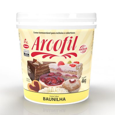 Creme Termoestável Arcofil Sabor Baunilha - Arcólor - Produtos para ...