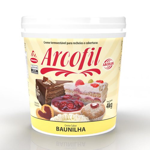 Creme Termoestável Arcofil Sabor Baunilha - Arcólor - Produtos para ...